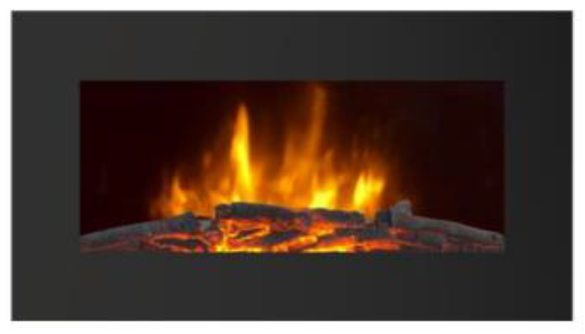 Kogan SmarterHome™ 2000W Portable Electric Fireplace Heater with Log ...