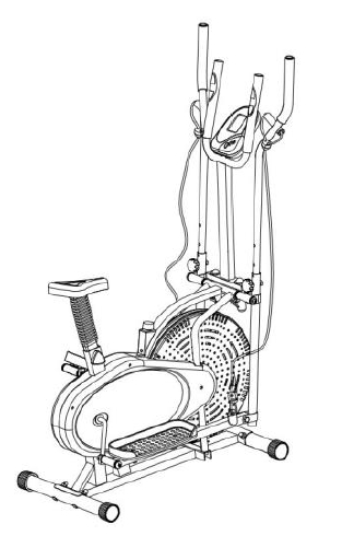 Fortis 5-in-1 Elliptical Cross Trainer Bike - (FSPTICRSSTA) - Manuals ...