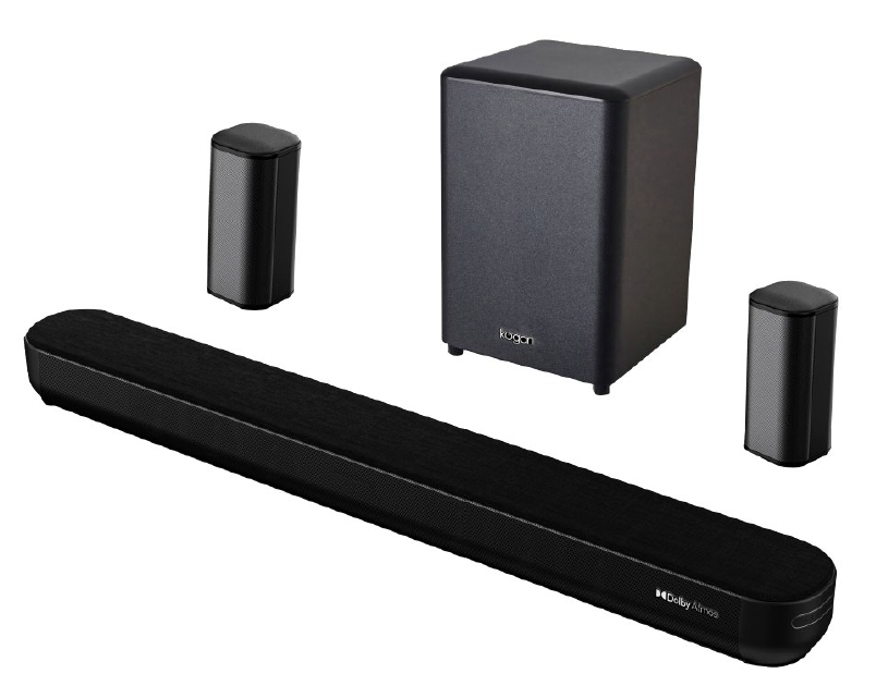 Kogan 5.1.2 Channel 320W Dolby Atmos Soundbar with Subwoofer & Rear Speakers - (KASDA5123HA ...