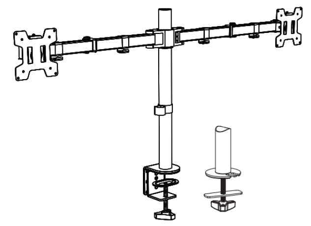 Kogan Articulating Dual Monitor Mount 17"-32" - (KAMMTARTDAA) - Manuals ...