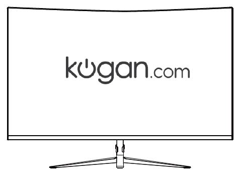 Kogan 27" Curved QHD 180Hz 1ms Gaming Monitor (2560 x 1440 ...