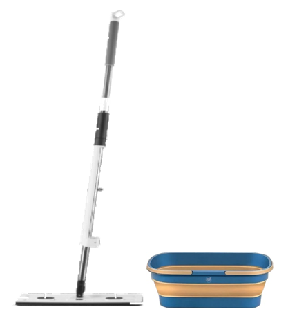 Magic Mop with Built-in Draining Tool & Foldable Bucket - (NBSURMOPM1A ...