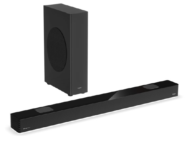 Kogan 5.1.2 Channel 200W Dolby Atmos Soundbar with Wireless Subwoofer ...