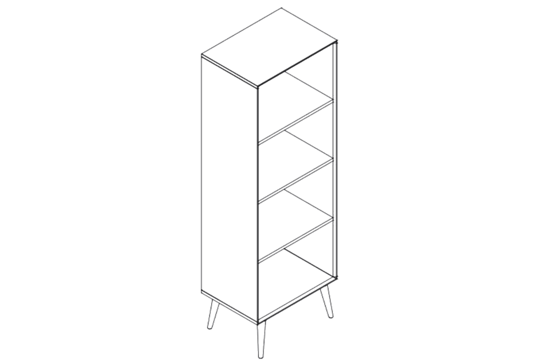 Brosa Frank Open Bookcase - (BRFRKBCASEA) - Manuals and Support