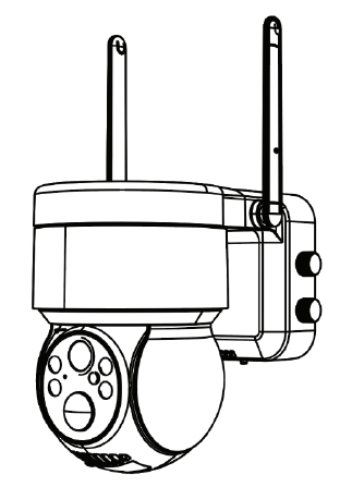 Kogan SmarterHome™ 4MP Outdoor PTZ Spotlight Smart Security Camera with ...