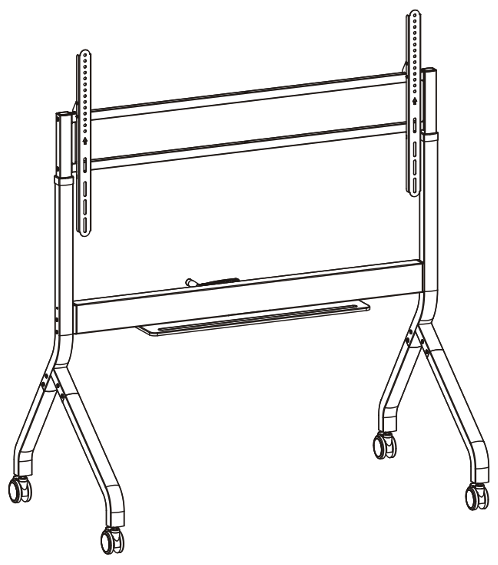 Kogan Heavy Duty Adjustable Portable TV Floor Stand for 60" - 110" TVs ...