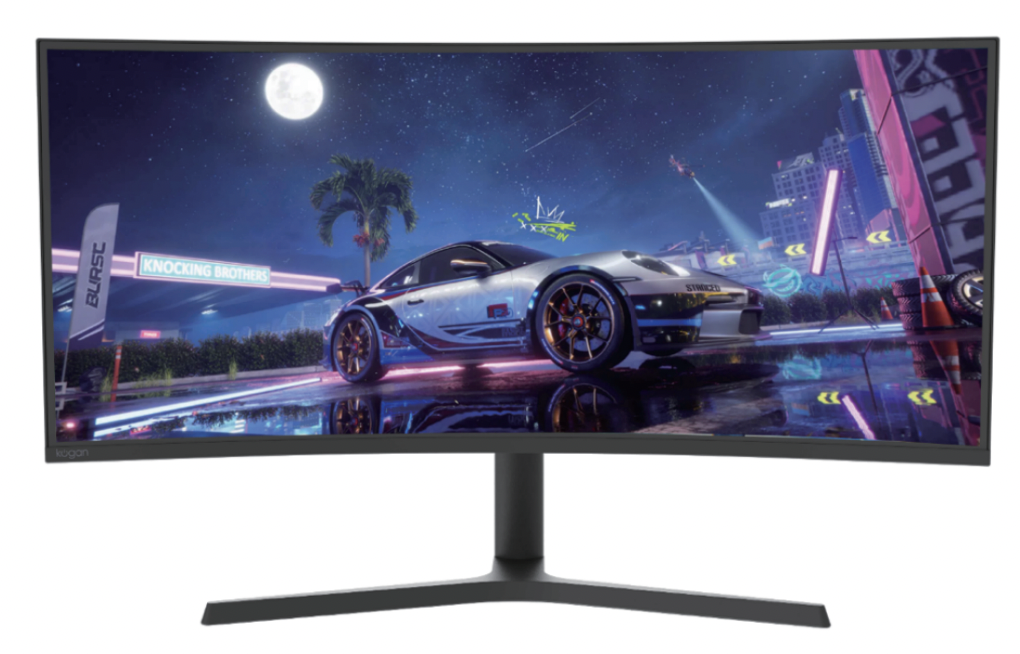Kogan Infinity 34" Curved Ultrawide WQHD 180Hz USB-C Gaming Monitor ...